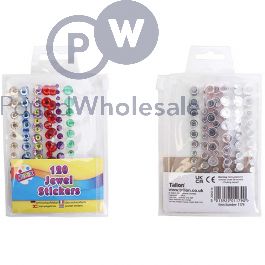 Wholesale Artbox Assorted Jewel Stickers 120 Pack | Pound Wholesale