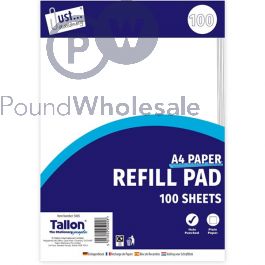 Wholesale Just Stationery A4 Plain Paper Refill Pad 100 Sheets | Pound ...