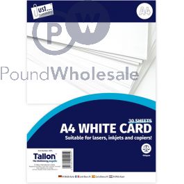 Wholesale Just Stationery A4 White 150gsm Printing Card 30 Sheets ...
