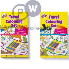 travel coloring book kit