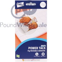 Wholesale Just Stationery Reusable White Power Tack Adhesive 75g ...