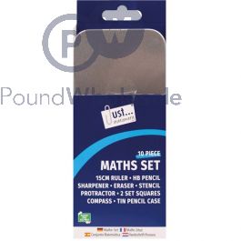 Wholesale Just Stationery Maths Set Assorted | Pound Wholesale