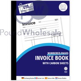 Wholesale Just Stationery Numbered Page Invoice Book With Carbon Sheets ...