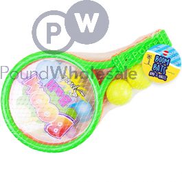 Wholesale Hoot Boom Bat Rackets & Balls Tennis Set | Pound Wholesale