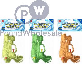 Wholesale Hoot Double-shot Water Gun Assorted Colours | Pound Wholesale