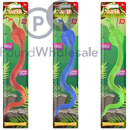 Wholesale Hoot Super Sticky Stretch Snake 3m Assorted Colours | Pound ...