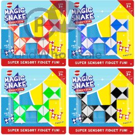 Wholesale Hoot Magic Snake Fidget Toy Assorted Colours | Pound Wholesale