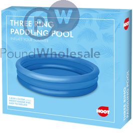 Wholesale Hoot Three Ring Pvc Paddling Pool 1.83m X 0.33m | Pound Wholesale