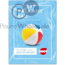 Wholesale Hoot Inflatable Pool Ball 16" | Pound Wholesale