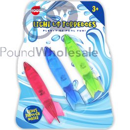 Wholesale Hoot Assorted Colour Light-up Torpedoes 3 Pack | Pound Wholesale