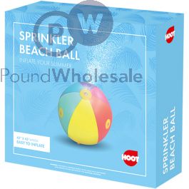 Wholesale Hoot Inflatable Sprinkler Beach Ball 43" | Pound Wholesale