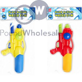 Wholesale Hoot Super Pump Action Water Gun Assorted Colours | Pound ...