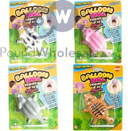 Wholesale Hoot Stretchy Animal Balloon Ball Toy Assorted | Pound Wholesale