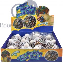 Wholesale Colour Squishy Mesh Ball | Pound Wholesale