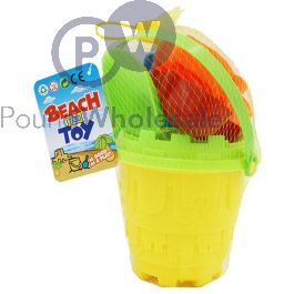 Wholesale Beach Sand Tools & Bucket With Handle Set | Pound Wholesale