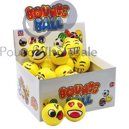 Wholesale Emotion Pu Bounce Ball 7.3cm Assorted Cdu 24pc | Pound Wholesale