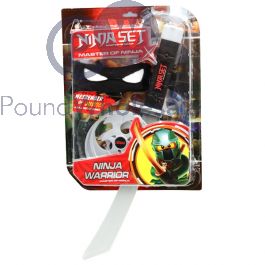 Wholesale Ninja Eye-mask, Ninja Sword & Ninja Stars Set In Black ...