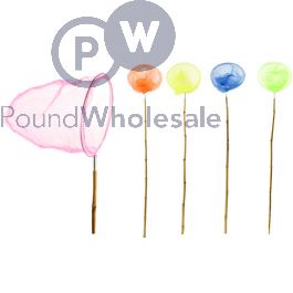 Wholesale Bamboo Neon Fishing Net 110cm X 20cm Assorted Colours | Pound ...