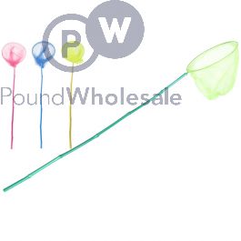 Wholesale Pvc-coated Bamboo Fishing Net 110cm Assorted Colours | Pound ...