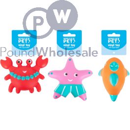 Wholesale World Of Pets Squeaky Vinyl Sea Animal Dog Toy Assorted ...