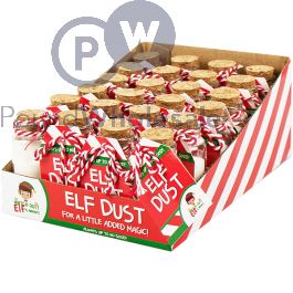 Wholesale Christmas Glass Bottle Elf Dust Cdu | Pound Wholesale